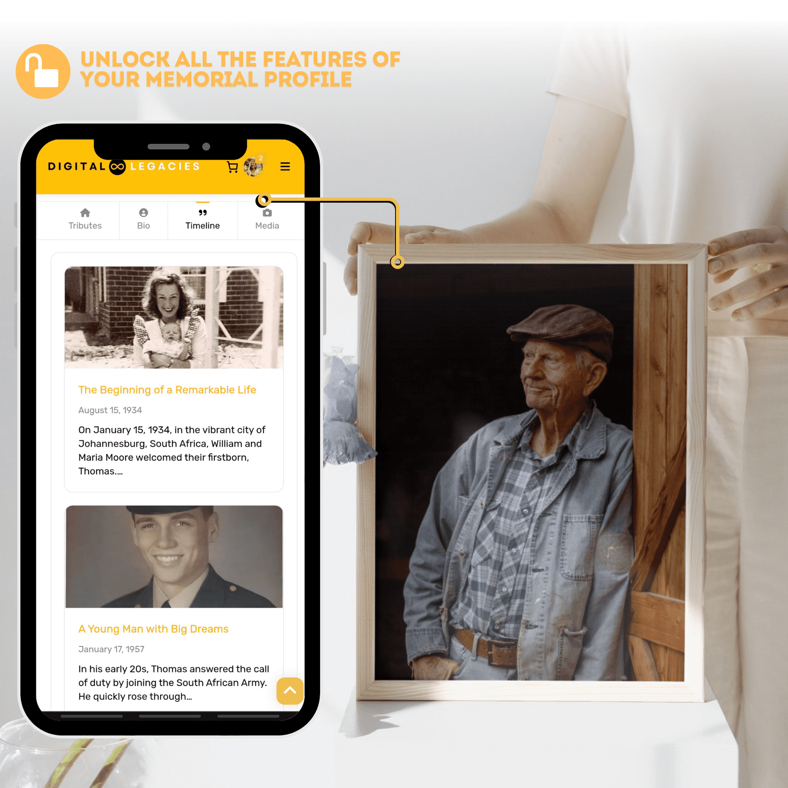 Digital Memorial Profile – Digital Legacies